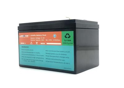 China 12Ah LiFePO4 Battery 12.8V 153.6Wh with 3000 Cycle Life IP55 Rated for Solar and Backup Power for sale