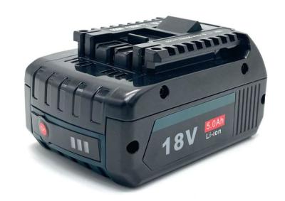 China BOSCH 18V 5AH Lithium Battery Pack Replacement with 5000mAh Capacity and 40A Discharge Rate for sale