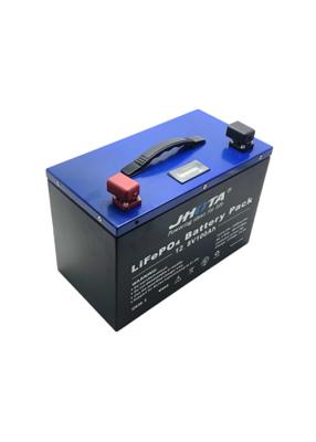 China 1280Wh 12V 100Ah Deep Cycle LiFePO4 Battery for RV Camping Caravan with 2500 Cycle Life for sale