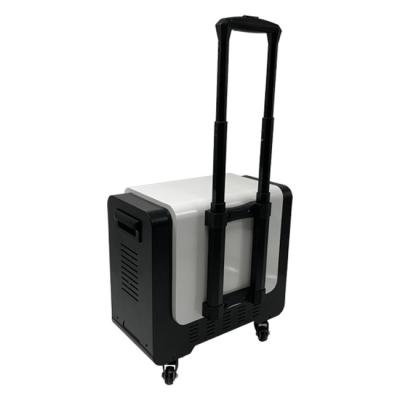 China Portable Energy Storage 2KW Trolley Box 25.6V 90Ah 2304Wh Pure Sine Wave for sale