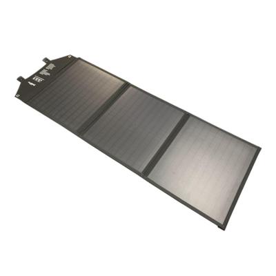 China Portable 60W Solar Folding Bag with QC3.0 USB and Type C Solar Charger Foldable for sale