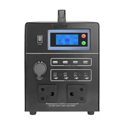 China 1000W 960Wh LiFePO4 Portable Power Station 12.8V 75Ah Pure Sine Wave Inverter for sale