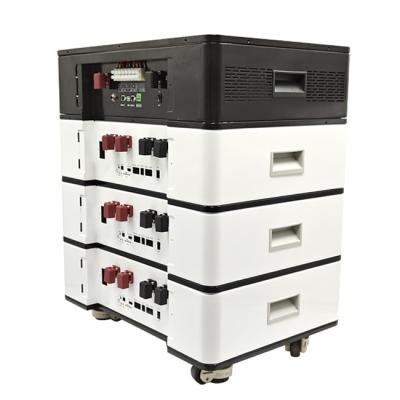 China 51.2V 300Ah Stacked Home Lithium Storage Battery For Solar Solutions for sale