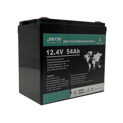 China 12.4V 54Ah Sodium Ion Battery Pack with 4000 Cycle Life and IP55 Rating for Industrial Applications for sale