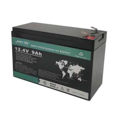 China 12.4V 9Ah Sodium-Ion Battery Pack with 4000 Cycles Lifespan and IP55 Rating for Lead Acid Replacement for sale