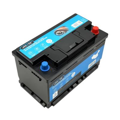 China DIN Standard H7 12V 60Ah Car Battery with 900A CCA and Built-in BMS for Cold Climate Vehicles for sale
