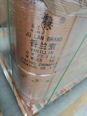 China HALAL White Powder Vanillin Chemical , C9H10­O3 Vanillin For Baking for sale