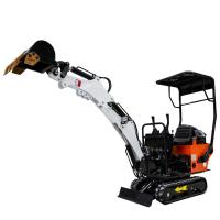 China Multifunctional Farm Mini Digger Excavator 0.8T Small Scale New Condition for sale