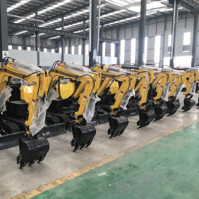 China Electric Small Digger 0.8 Ton 1 Ton Diesel Mini Excavators Support OEM for sale