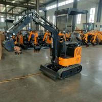 China Small Scale Construction Mini Digger One Ton Mini Excavator Adjustable Speed for sale