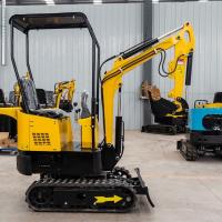 China 1000KG Mini Compact Excavator Small Excavation Equipment For Lifting Pouring for sale