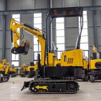 China 1000KG Mini Compact Excavator Small Excavation Equipment For Lifting Pouring for sale
