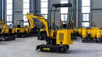 China Customizable 1.2 Ton Mini Excavator Mini Chinese Excavator ISO9001 Certified for sale