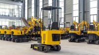 China Customizable 1.2 Ton Mini Excavator Mini Chinese Excavator ISO9001 Certified for sale
