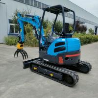 China Adjustable Speed Mini Crawler Excavator 3.5 Tonne Mini Digger For Garden for sale