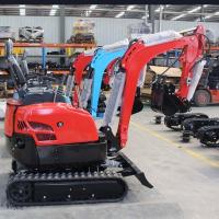 China Internal Combustion Drive 1 Ton Mini Excavator Automatic Adjustable Speed for sale