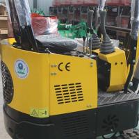 China EURO 5  One Ton Mini Excavator CE Small Excavation Equipment Tailless Slewing for sale