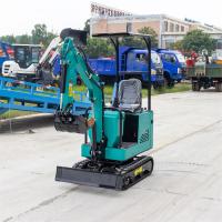 China CE EPA Approved 1 Ton Micro Digger Small Excavation Machine 1.5KM/H for sale