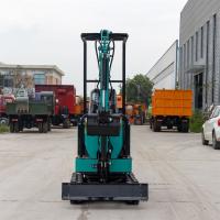 China CE EPA Approved 1 Ton Micro Digger Small Excavation Machine 1.5KM/H for sale