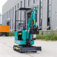 China CE EPA Approved 1 Ton Micro Digger Small Excavation Machine 1.5KM/H for sale