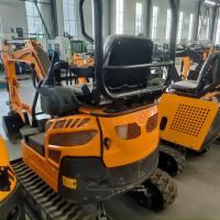 China Multipurpose  Hydraulic 1 Tonne Mini Excavator Small Mechanical Digger for sale
