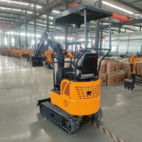 China 3km/H Small Size 1 Ton Mini Excavator With EPA For Municipal Works  for sale