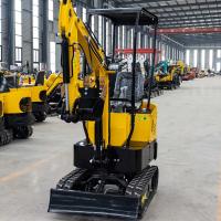 China Customised 1 Ton Mini Excavator Small Track Excavator With Attachment for sale