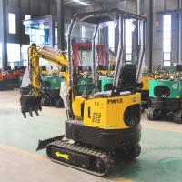 China Customised 1 Ton Mini Excavator Small Track Excavator With Attachment for sale