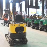 China Customised 1 Ton Mini Excavator Small Track Excavator With Attachment for sale