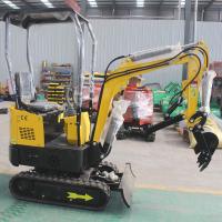 China Customised 1 Ton Mini Excavator Small Track Excavator With Attachment for sale
