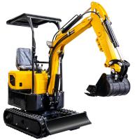 China Hydraulic Transmission 1 Ton Mini Excavator Two Leg Proof With EPA Certification for sale