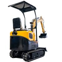 China Hydraulic Transmission 1 Ton Mini Excavator Two Leg Proof With EPA Certification for sale