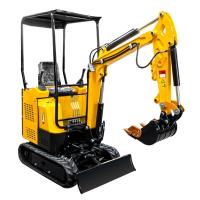 China Rubber Track 1.5 Ton Mini Excavator With CE Certificate Low Fuel Consumption for sale