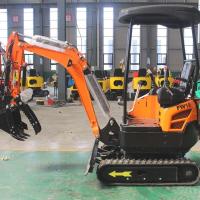 China Internal Combustion Drive 1.7 Ton Mini Excavator CE High Maneuverability for sale