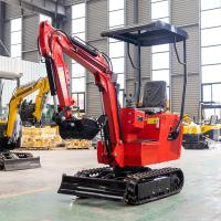 China 800mm Tail Turning Radius 1.8 T Excavator ISO9001 Powerful Mini Excavator for sale