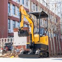 China SGS Certified 1.8 Ton Mini Excavator Equipment Multifunctional for sale