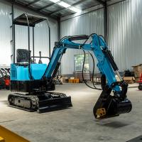 China Hydraulic Transmission Mini Track Excavator Agricultural Excavator 1.8 Ton for sale