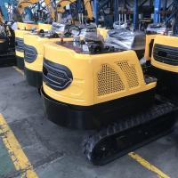 China SGS Micro Electric Mini Excavator KOOP Diesel Engine Mini Digger On Trailer for sale