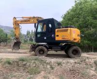 China High Maneuverability Closed Cabin Construction Site Excavator Second Hand for sale