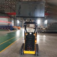 China Full Hydraulic Pile Pulling Mini Track Loader Earth Auger Hydraulic Skid Steer Loader for sale