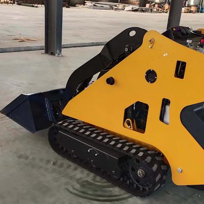 China Multiple Function Mini Loader Machine Hydraulic Walk Behind Skid Steer 18.2kW for sale