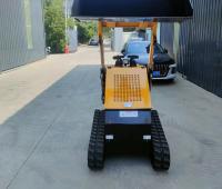 China Small Stand On Skid Steer Mini Loader Machine With Bucket 300KG ISO9001 for sale