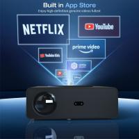 China Q10 Android Projector 1080P Native Resolution 800 ANSI Lumens with 3GB RAM 64GB Storage for Home Theater and Education for sale