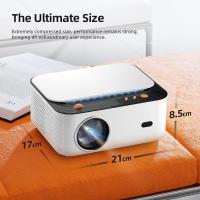 China T5 Mini Projector Full HD 1080P with Android 11.0, 220 ANSI Lumens, WiFi 6 and Bluetooth 5.0 Connectivity for sale