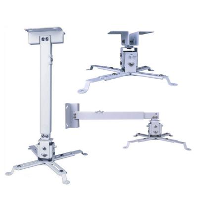 China 15kg Heavy-Duty Projector Ceiling Mount with 43-65cm Adjustable Length and ±15° Tilt for Professional AV Installations for sale