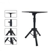 China Electro Coating Steel Projector Tray Speaker Stand Tripod with 37×27cm Tray and 63-120cm Adjustable Height for sale