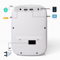 China Ehomm F8 Smart Mini Portable Projector 1080P Full HD with Netflix Built-in, 250 ANSI Lumens, 30-150 Inch Display for sale