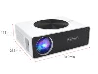 China Ehomm Q10 1080P Native Full HD Smart Projector with 800 ANSI Lumens and Android 12.0 3+64G System for sale
