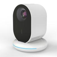 China C1 White Cordless Mini Projector 20000mAh Lithium Battery Smart Android Projector for sale