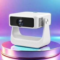 China D2 FHD Android TV Projector 1080P with 350-400 ANSI Lumens, Voice Control and 180° Rotation Design for sale